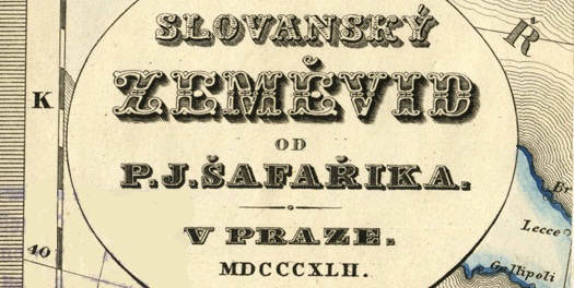 Карта "Славянские земли" Павла Шафарика (1842) — Ликбез